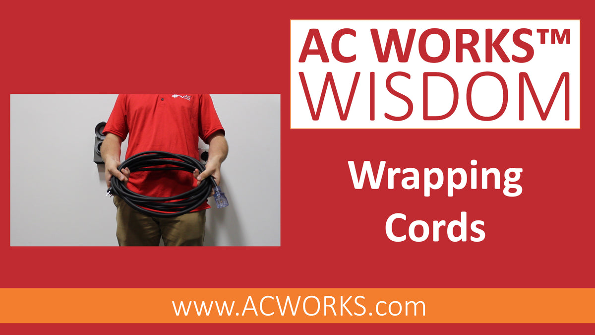 AC WORKS® Wisdom: Wrapping Cords – AC Connectors