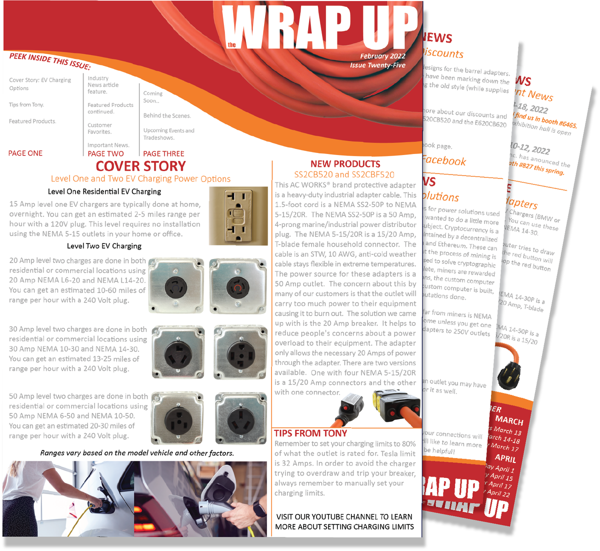 Download Issue 25 of the WRAP UP Newsletter – AC Connectors