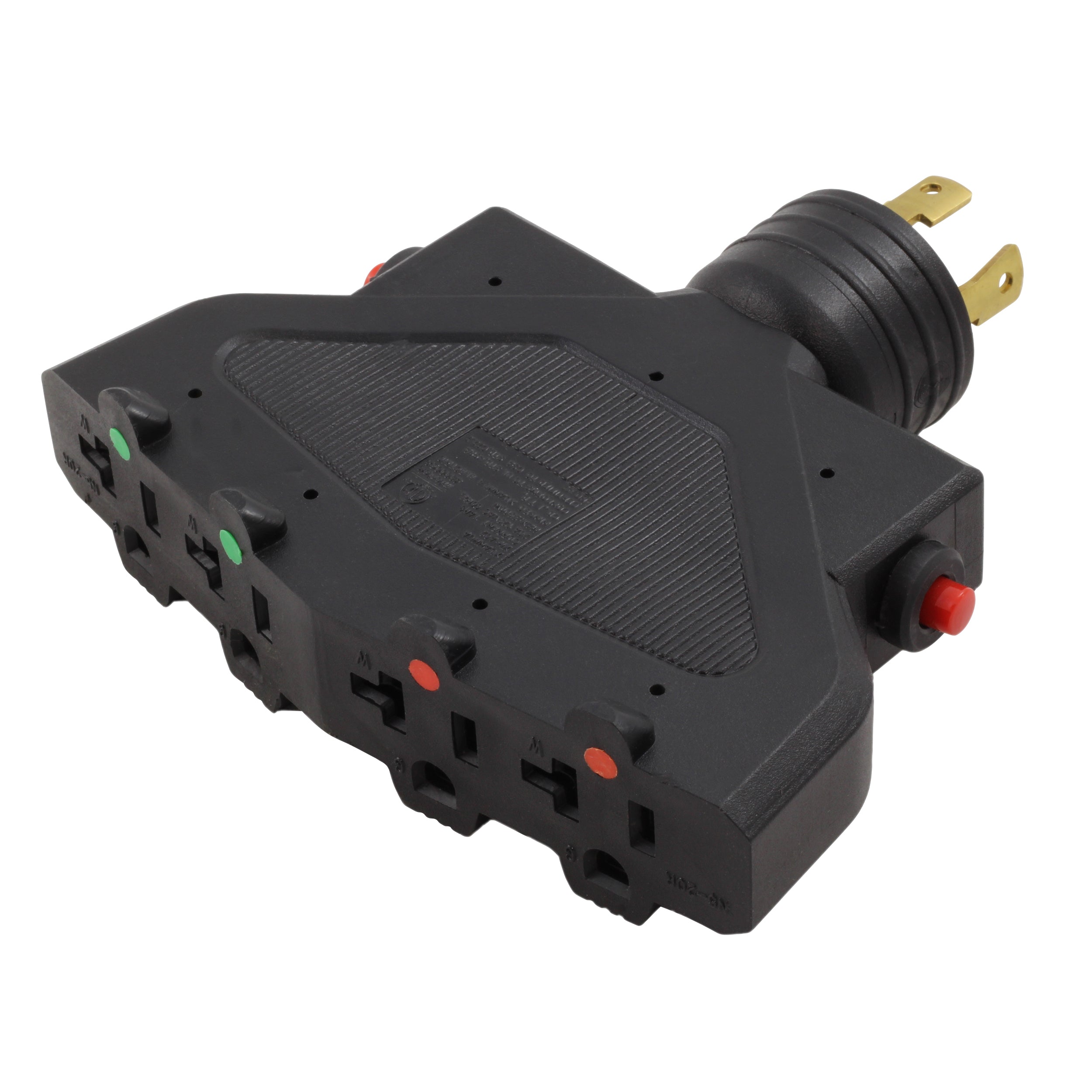 AC WORKS™ Generator Power Distribution Adapter L14-30P to (4) Home ...