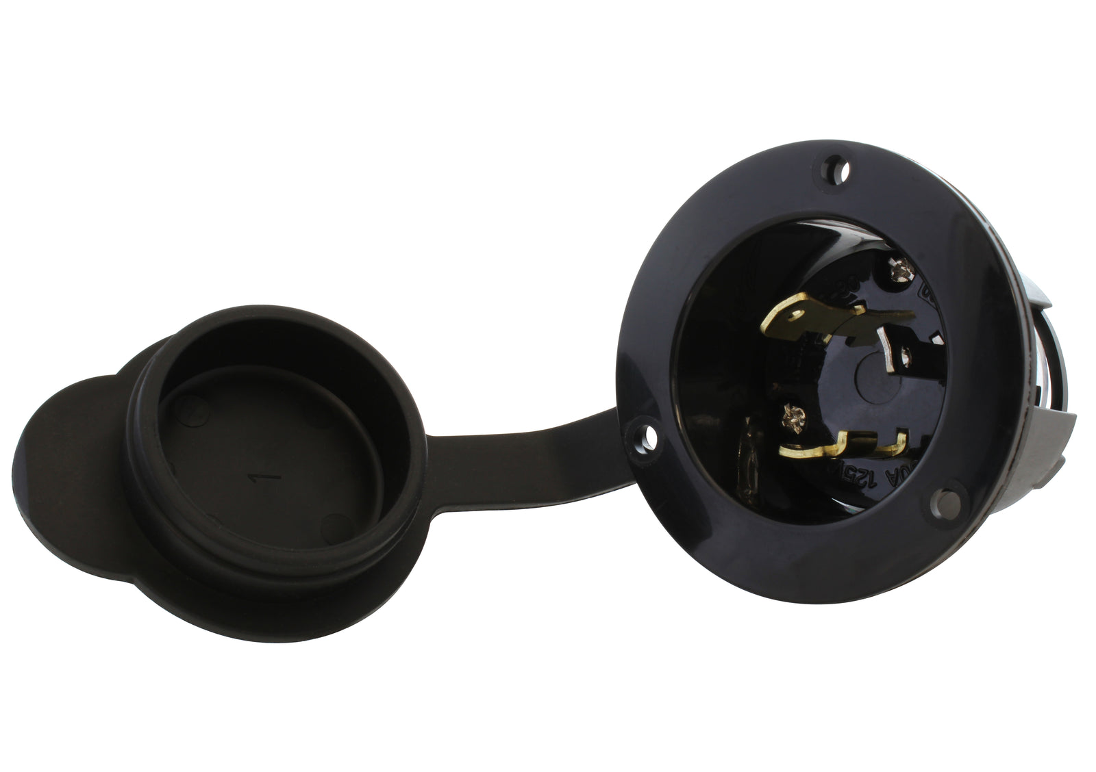 AC WORKS® 30A 125V L5-30P Power Input Inlet with Weather Cover – AC ...