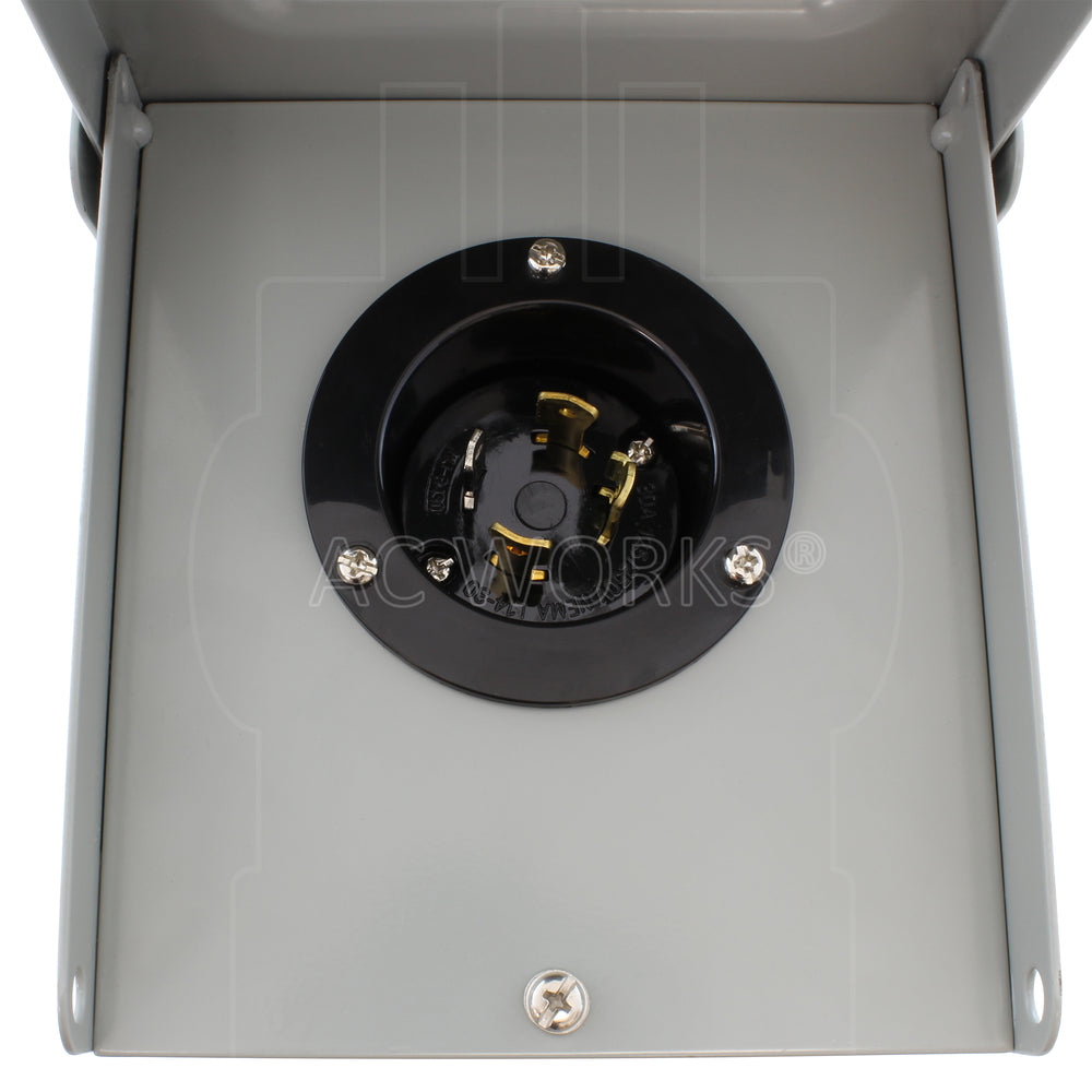 NEMA L14-30 Hurricane Generator Inlet Box Kit with Extension Cord – AC ...