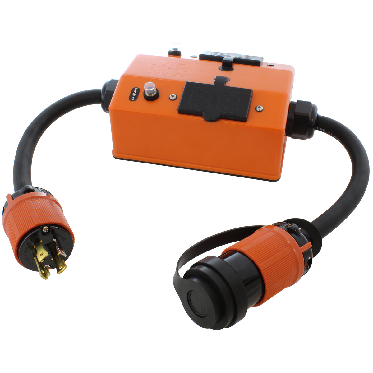 [L1430PDU-PT] Inline Extension L14-30 PDU OUTLET BOX (GFCI & Breakers ...