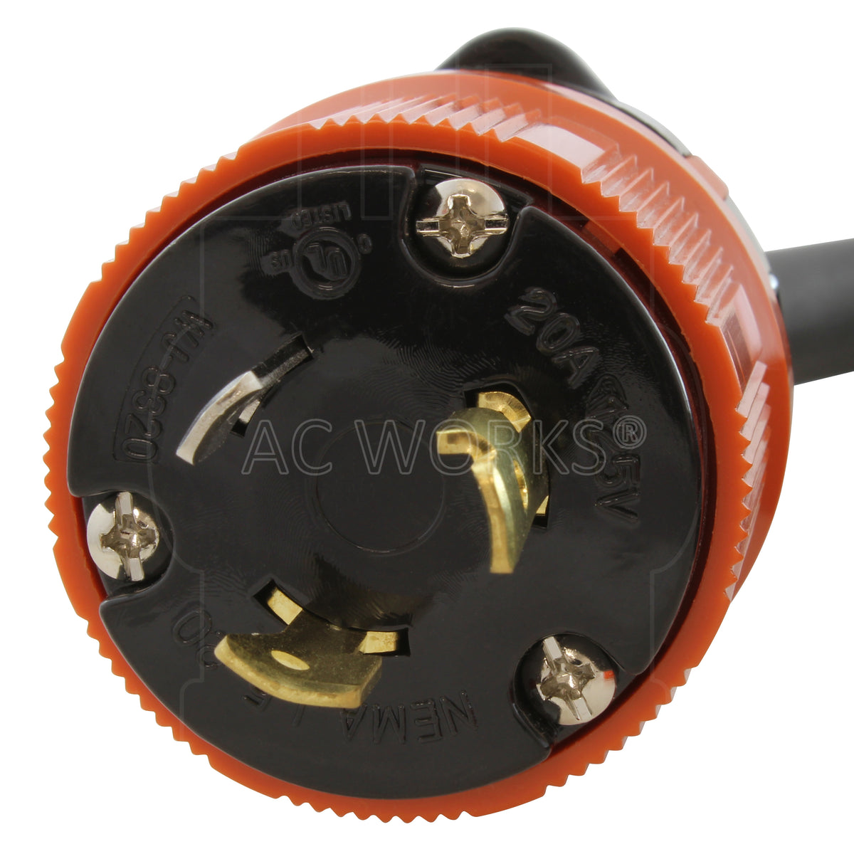 L520PDU L5-20 20A 3-P Locking Plug to PDU OUTLET BOX (GFCI & Breakers ...