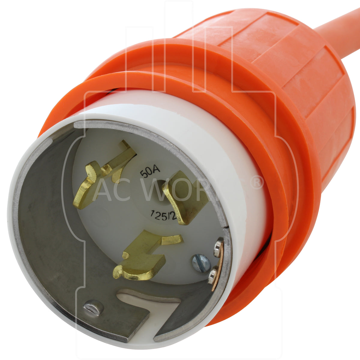 50A CS6365/ SS2-50P Locking plug to NEMA 6-20R 15/20A with 20A Breaker ...