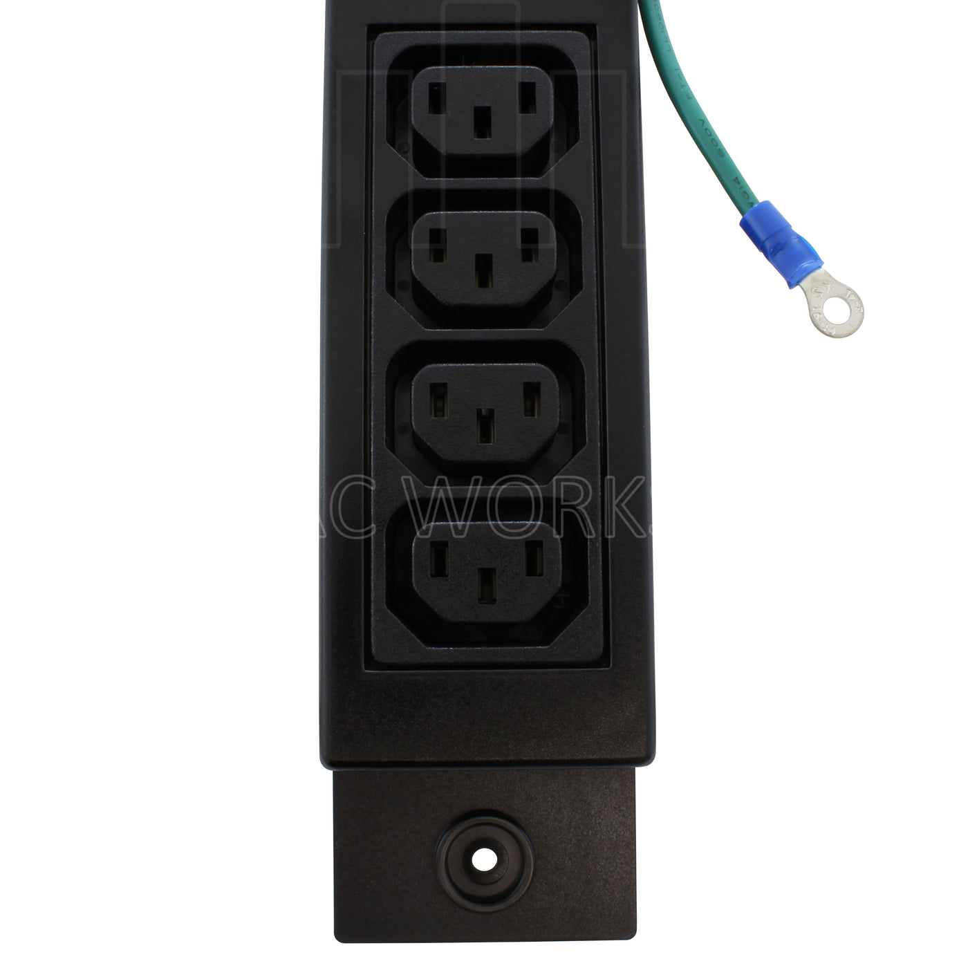 IEC C14 Inlet to (4) C13 Industrial Power Strip W/ Grounding – AC ...
