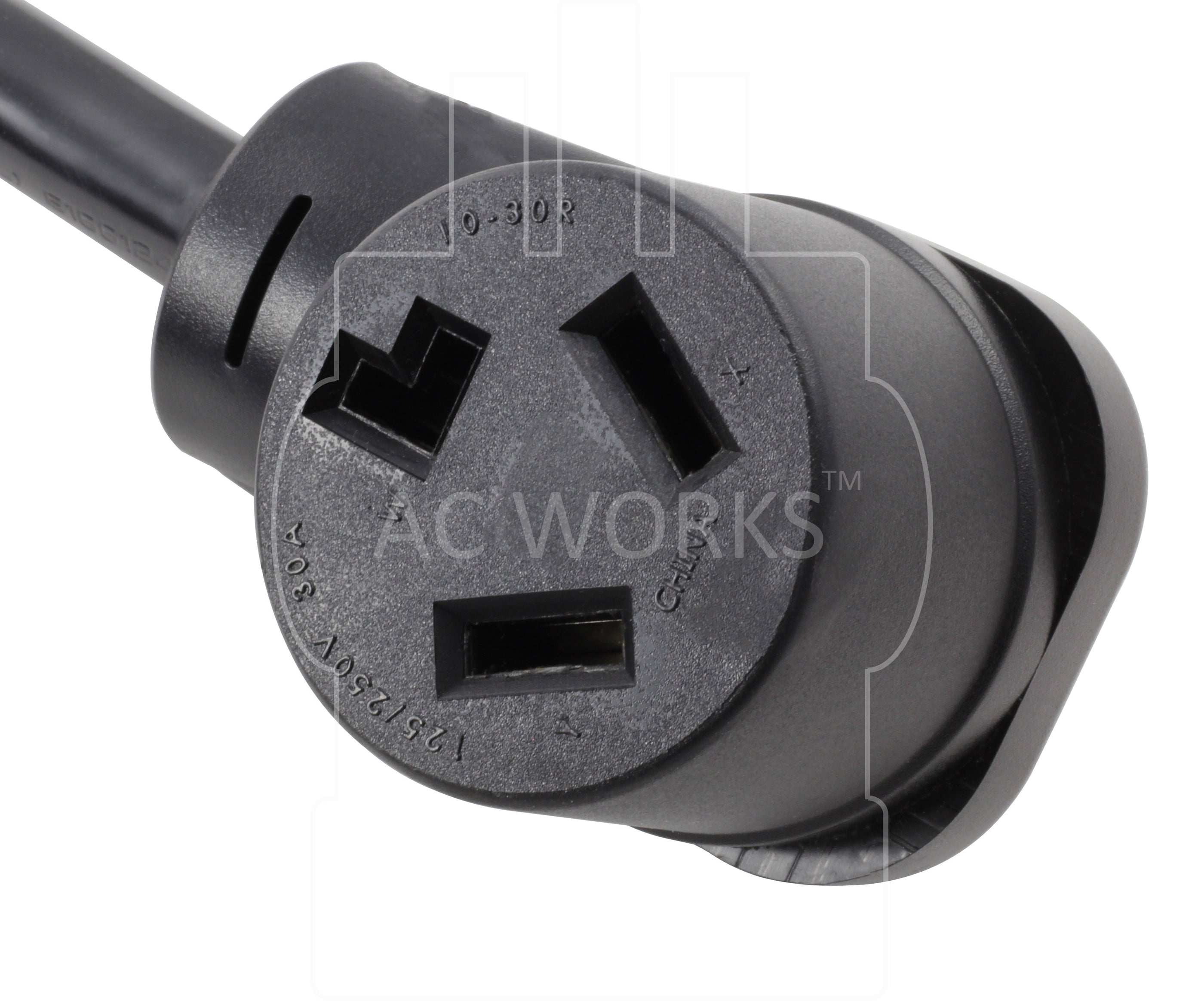 NEMA 10-30 3-prong Dryer Extension Cord Heavy Duty 30A 125/250V – AC ...