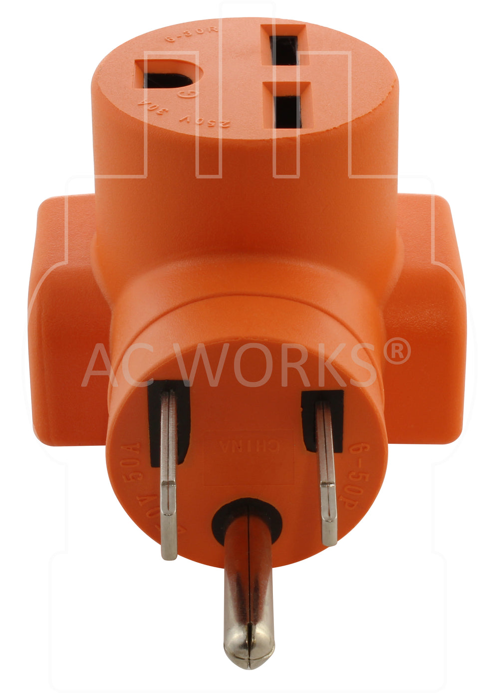AC WORKS® Welder 6-50P Plug to 6-30R 3-Prong 30A 250V HVAC Connector ...