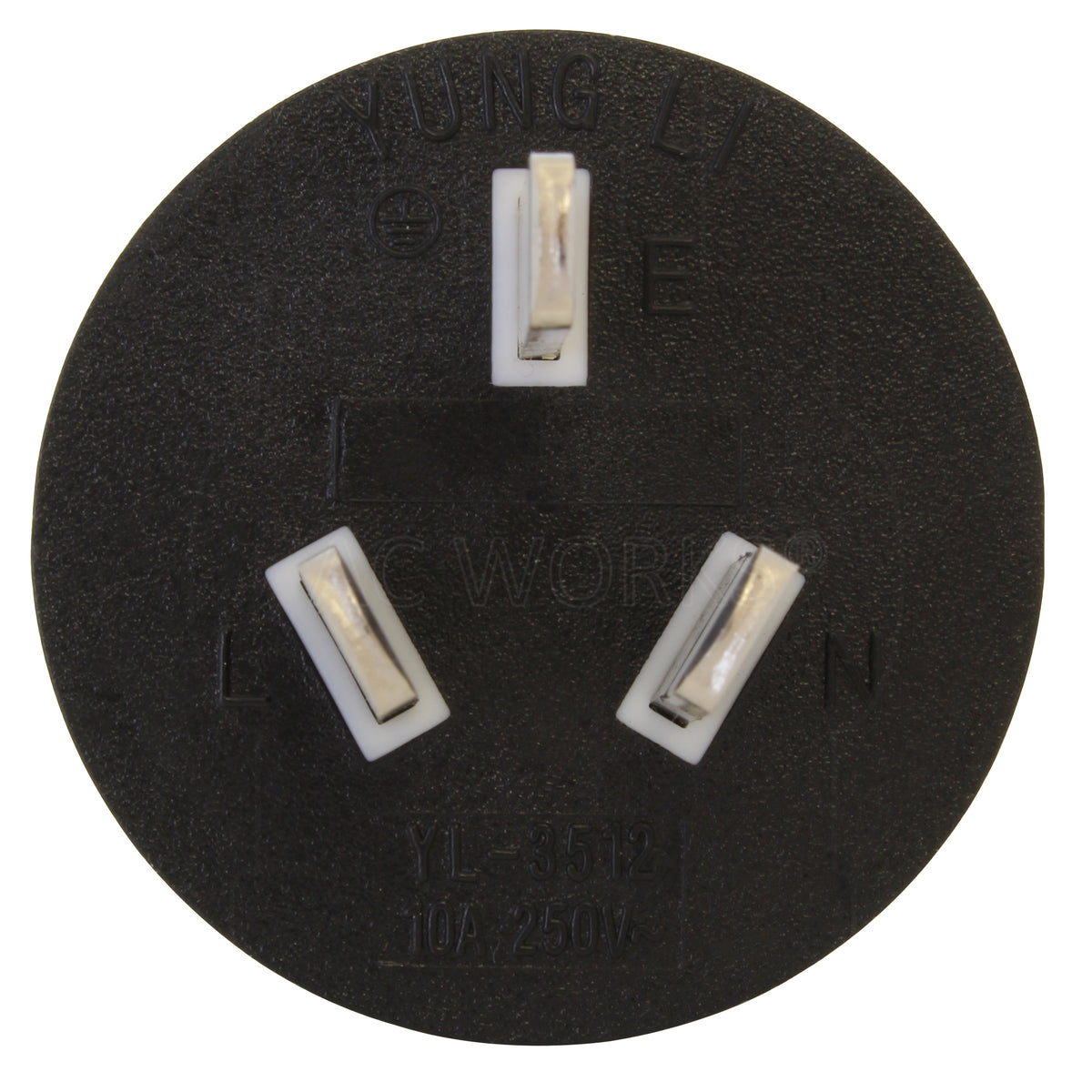 AC WORKS® [ADAUC13] Type I Australian AS/NZS 3112 Plug to IEC C13 Conn ...
