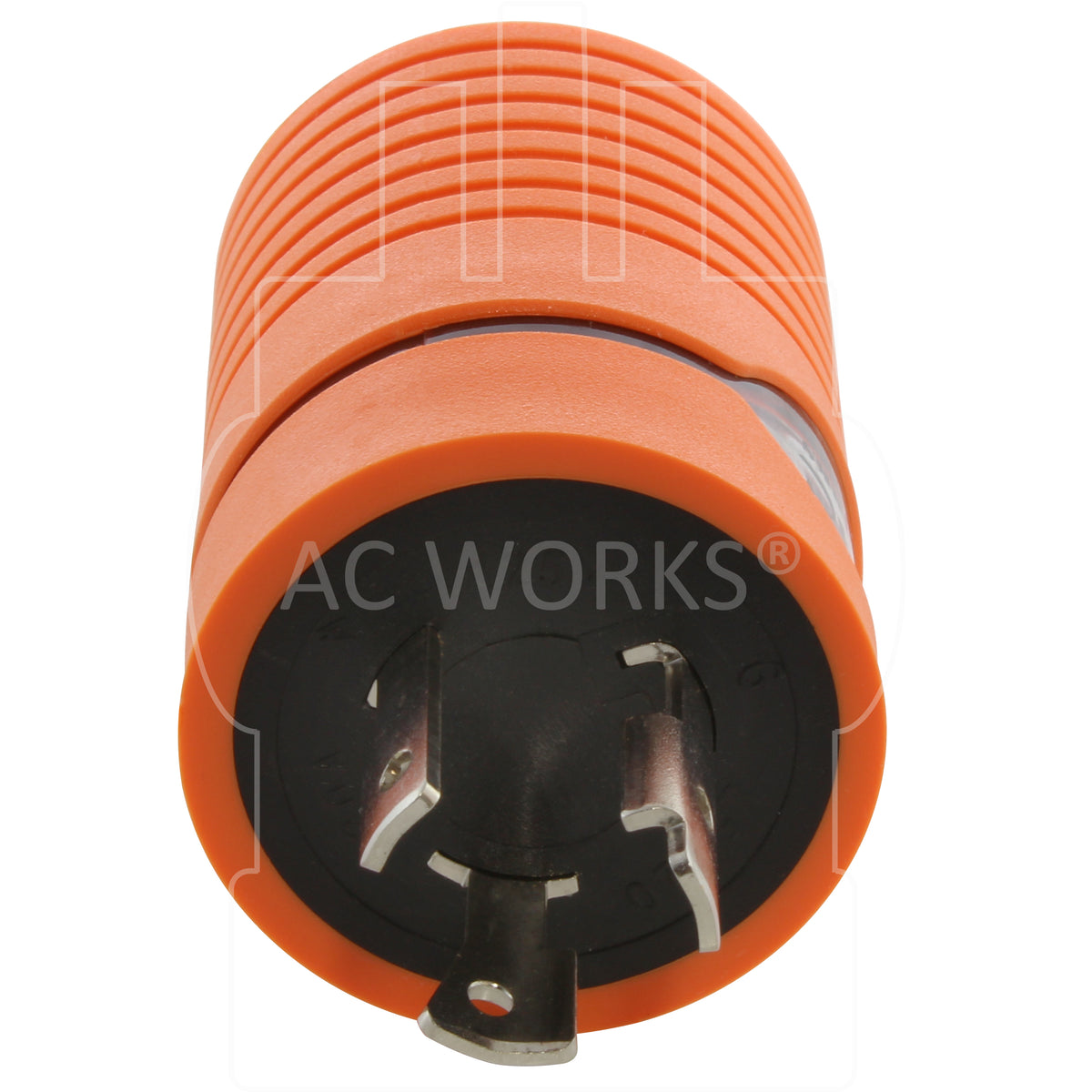 AC WORKS® Brand L5-20P 20 Amp 125 Volt Male Plug To 5-15/20R 15/20 Amp ...