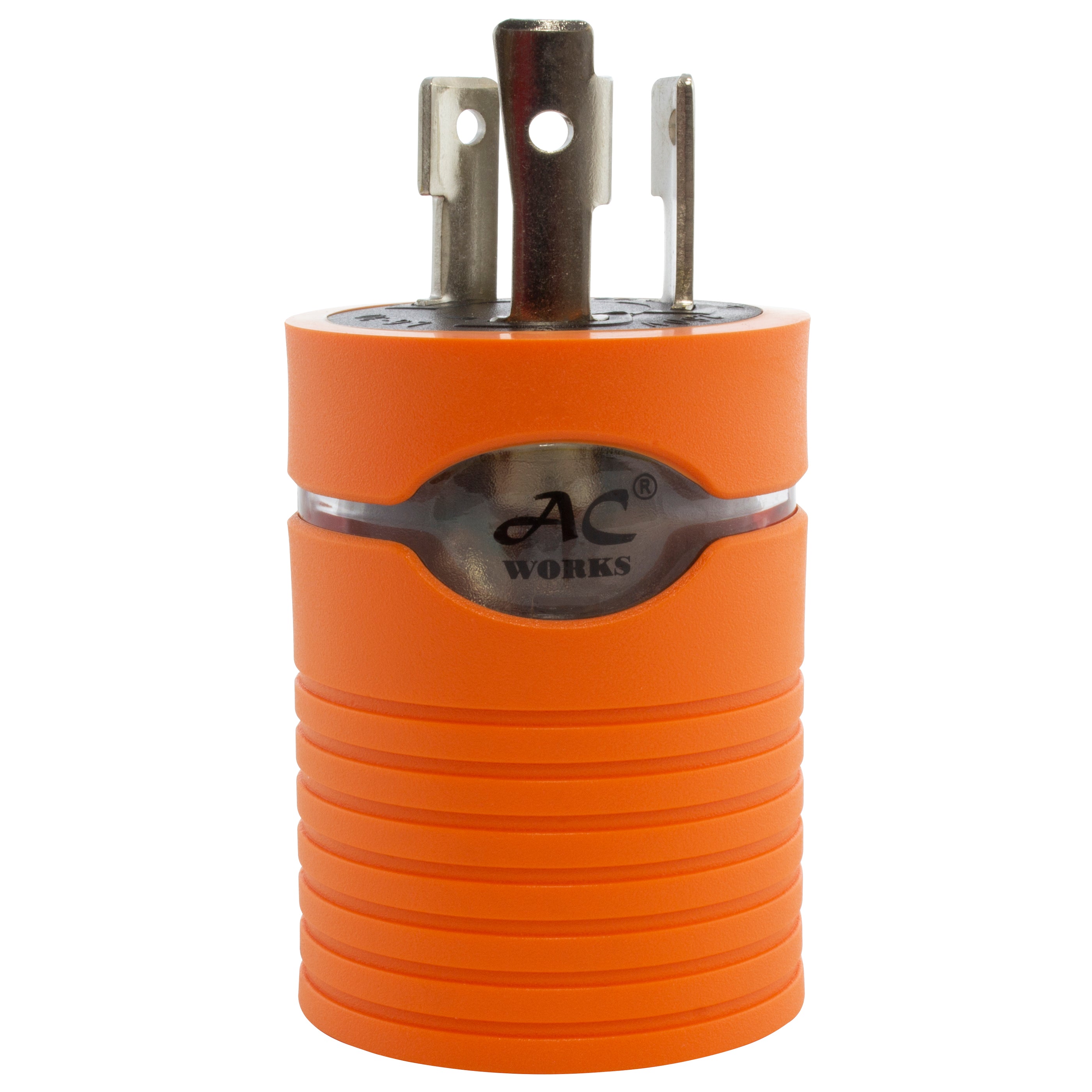 AC WORKS® Locking Adapter L6-30P to L6-20R 250Volt – AC Connectors
