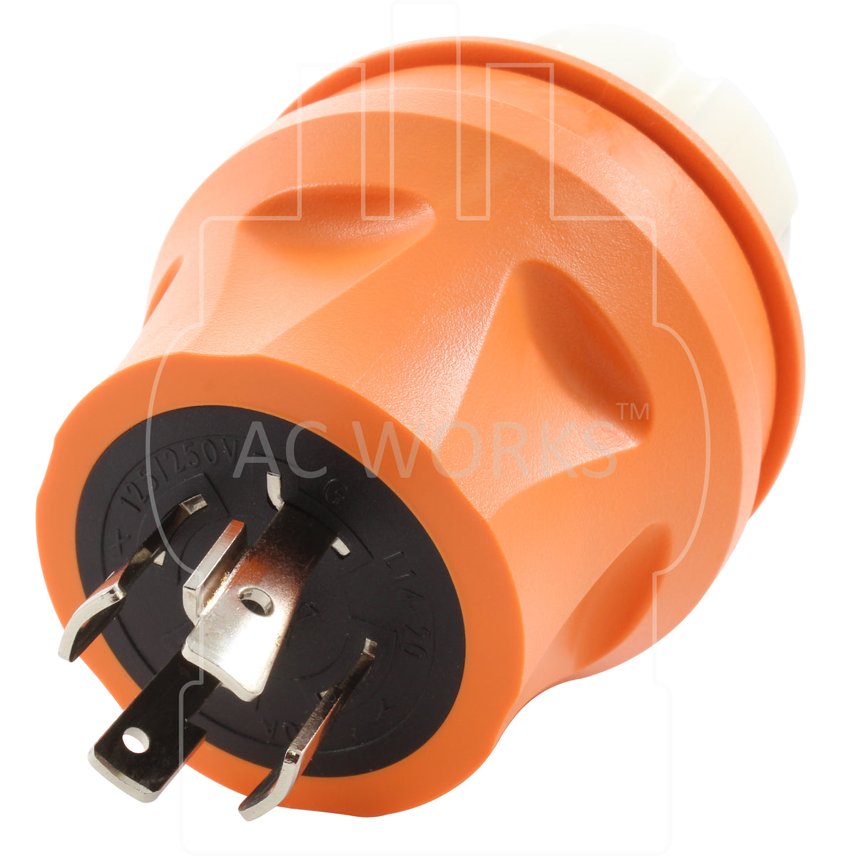 AC WORKS® Transfer Switch/ Temp Power L14-20P 20A 4-Prong Plug to ...