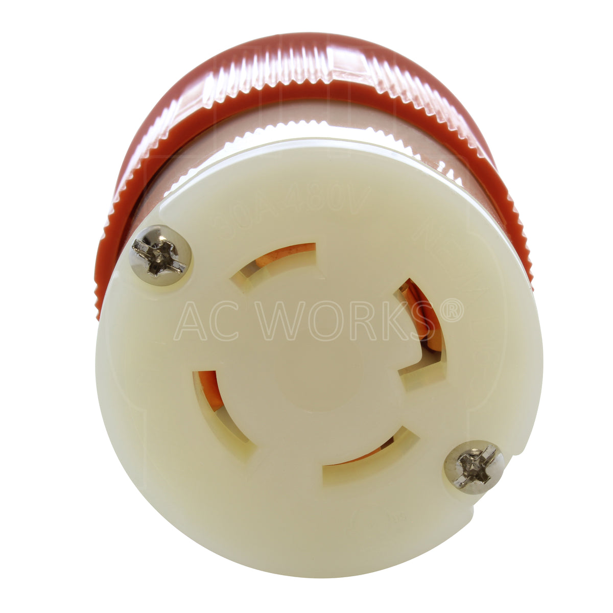 [ASL1630P] NEMA L16-30P 3-Phase 30A 480V 4-Prong Locking Male Plug – AC ...