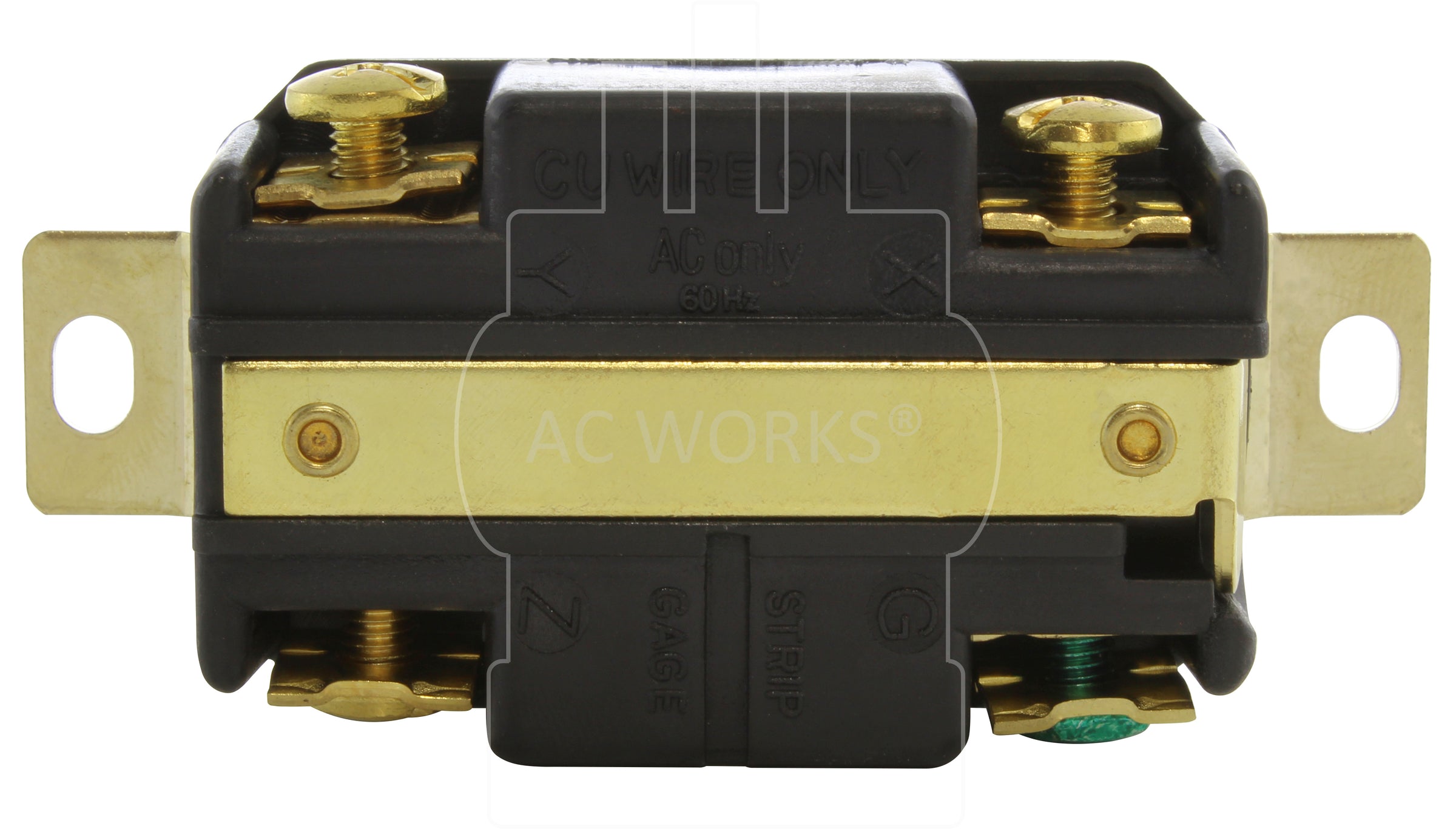 30A, 480V, 3-Phase NEMA L16-30R flush-mount-locking-industrial-grade ...