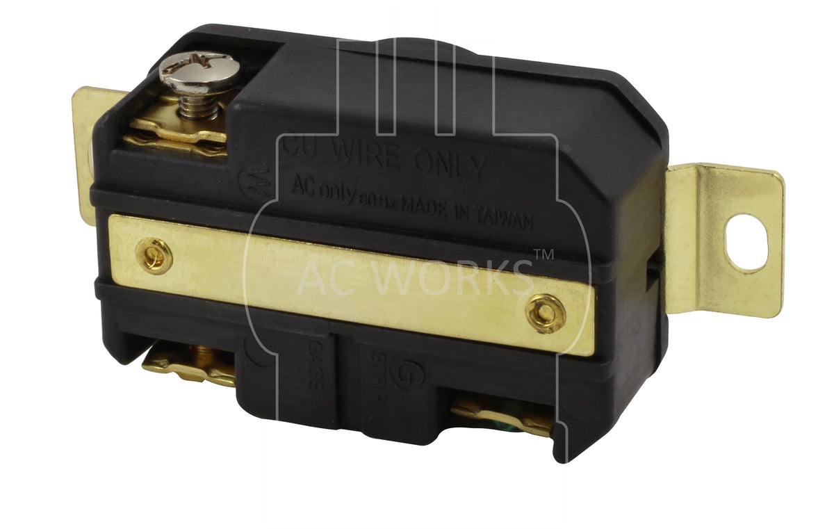 20-Amp, 125-Volt, NEMA L5-20R Flush Mounting Locking Receptacle – AC ...