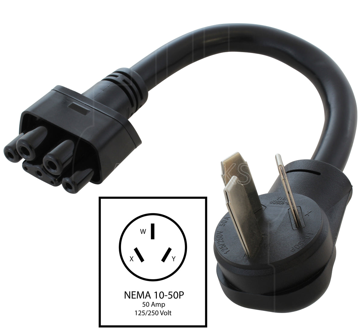 EV Charging NEMA 10-50 Adapter For Gen. II Tesla Mobile Connector – AC ...