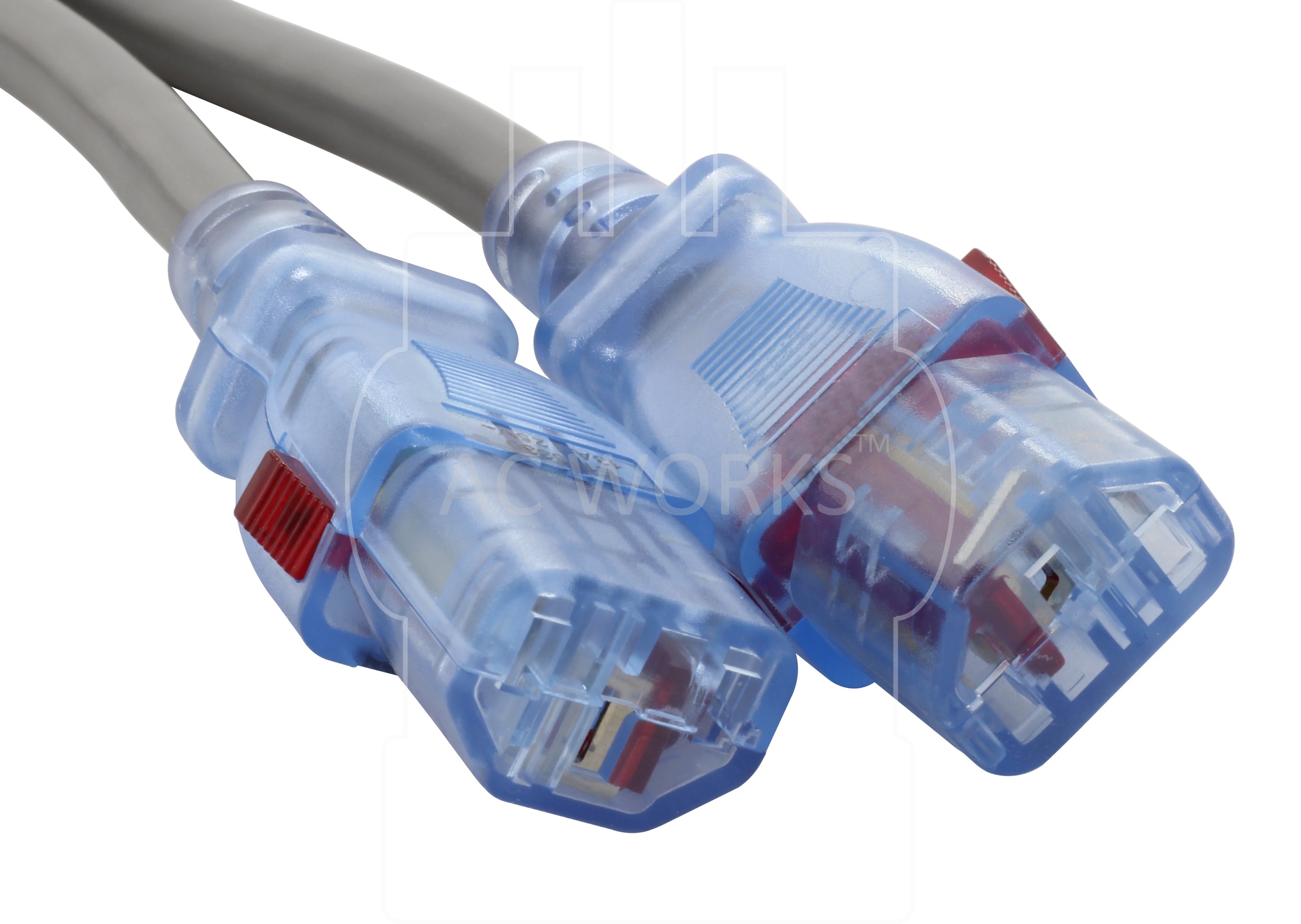 Duo Locking IEC C13 Medical Grade Y Power Cord – AC Connectors