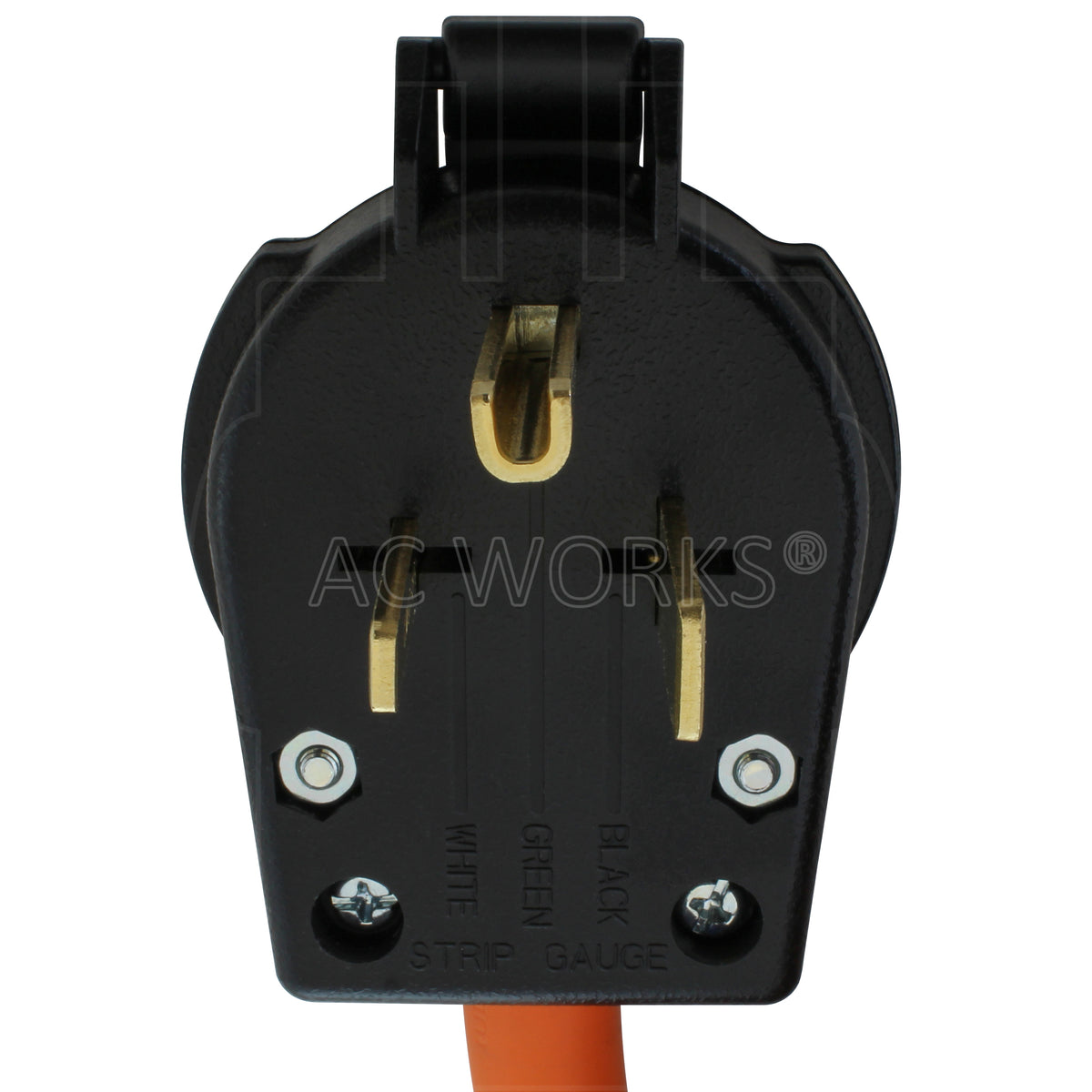 1.5FT 50A NEMA 6-50P Welder Plug to NEMA 6-20 Tri-Outlet W/ Indicator ...