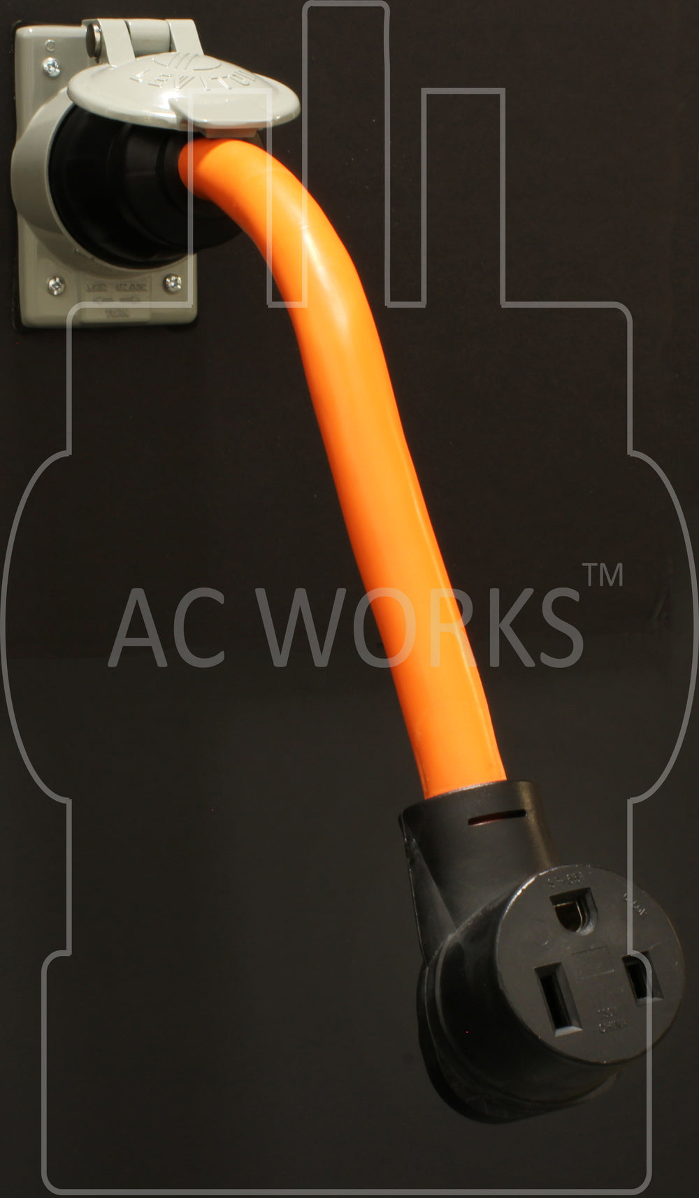 AC WORKS™ Welder Adapter CS6365/ SS2-50P 50A 4 Wires to 6-50R Outlet ...